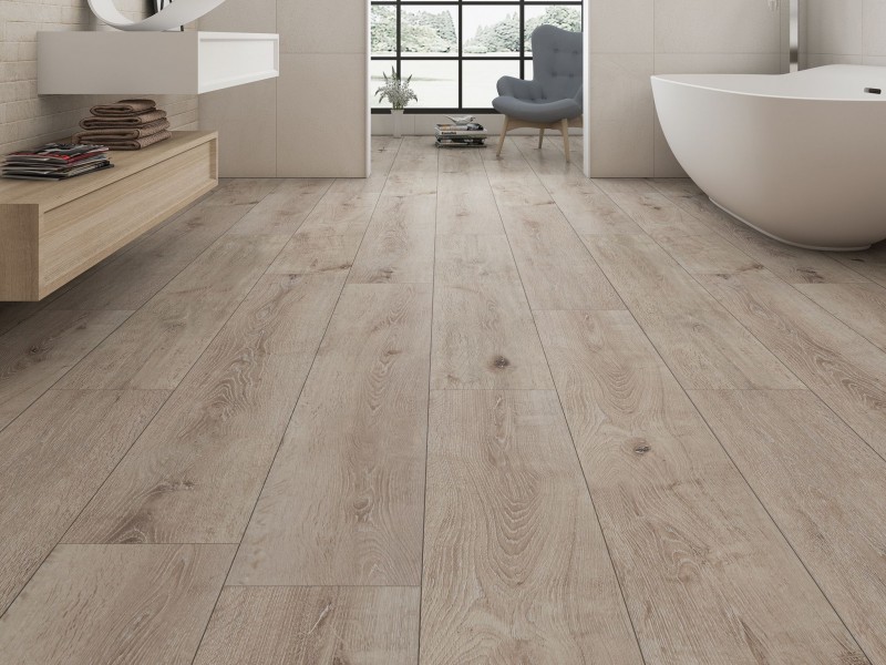 Paramount Rigidcore Keystone Brushed Aluminum - Hassle Free Flooring